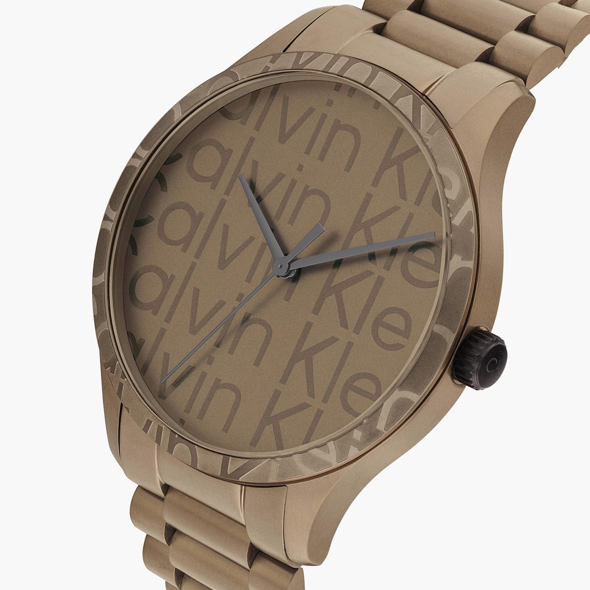 CALVIN KLEIN Iconic Men Printed Analog Watch with Metal Strap - 252003