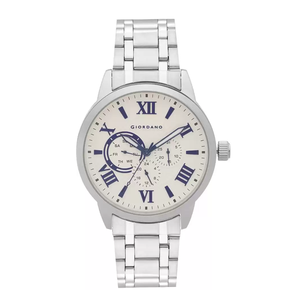 GIORDANO A1077-22 ANALOG WHITE DIAL WATCH FOR MEN
