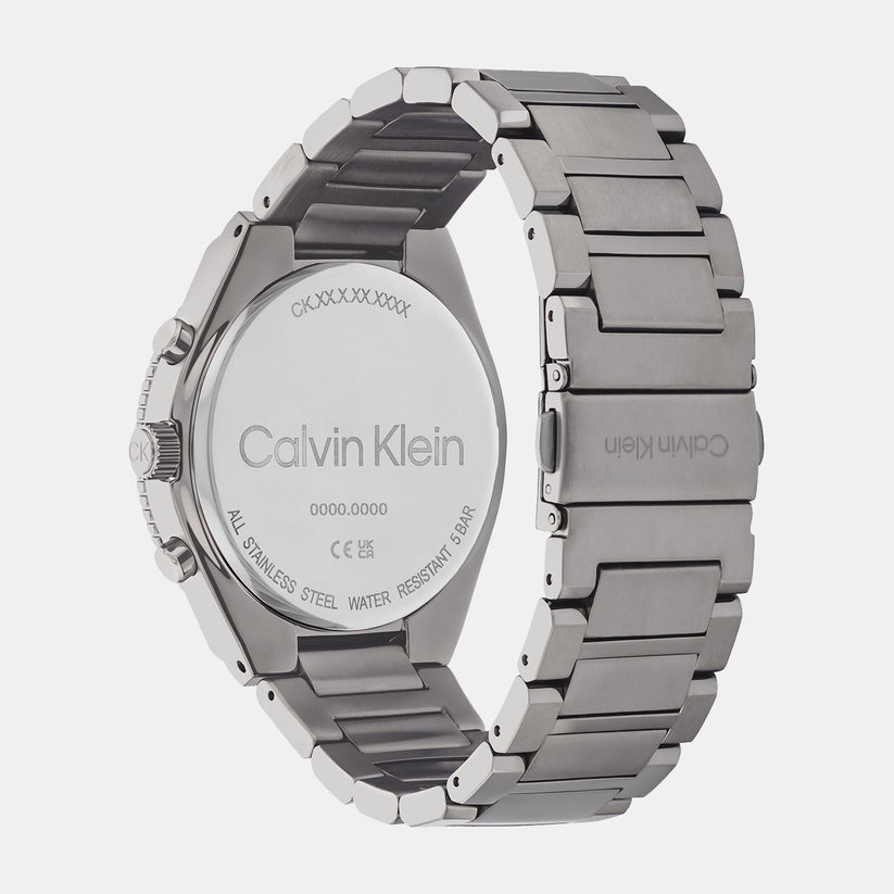 CALVIN KLEIN Male Grey Chronograph Stainless Steel Watch 25200304