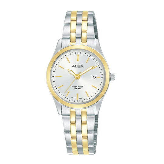ALBA AH7CF0X1 White Radiance Ladies Watch