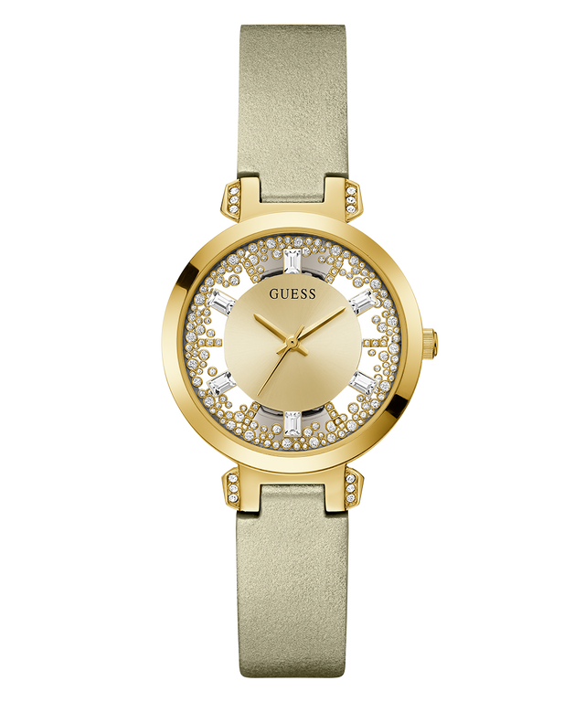GUESS Ladies Gold Tone Analog Watch-GW0535L4