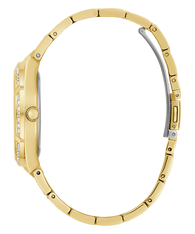 GUESS Ladies Gold Tone Multi-function Watch-GW0604L2