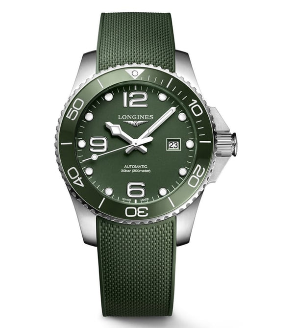 Longines Hydro Conquest Green Dial Stainless Steel Men'S Watch L378240