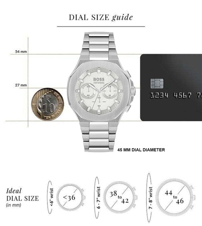 BOSS 1514087 Taper Chronograph Watch for Men