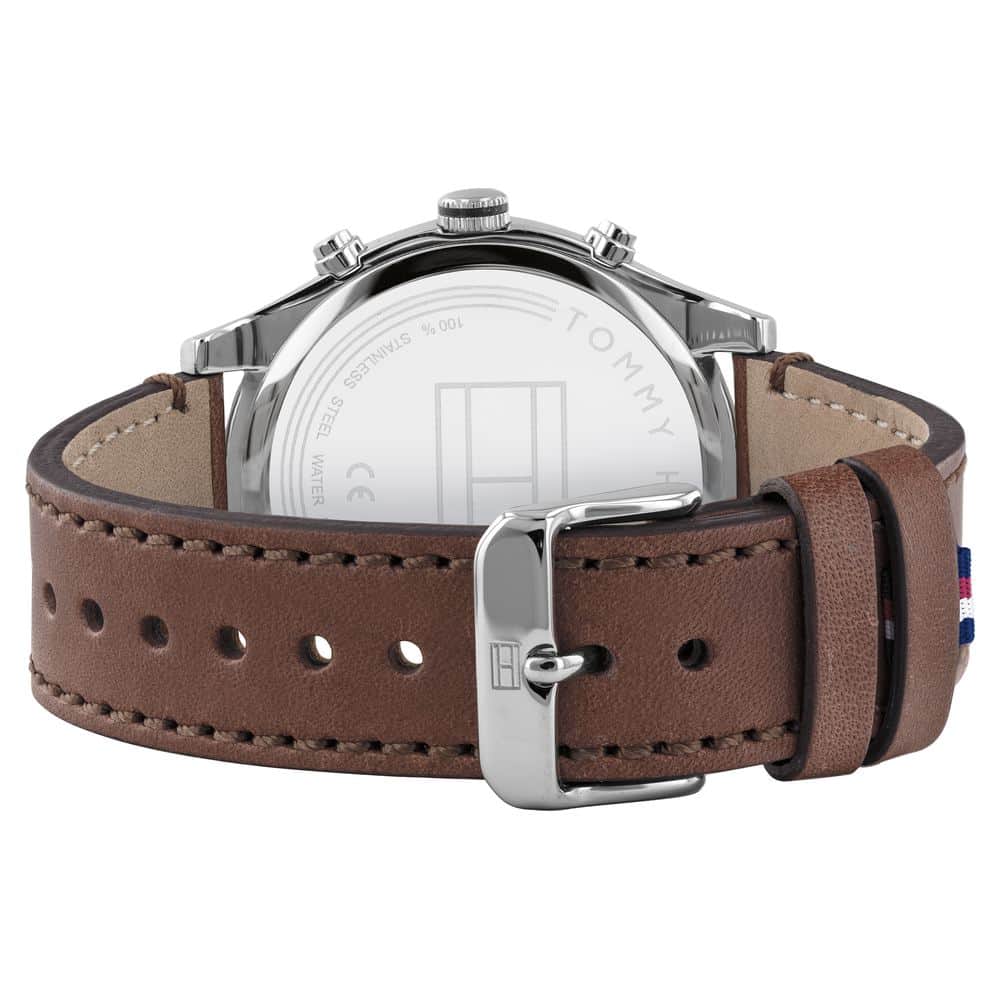 Blue Dial Leather Watch Ncth1791741
