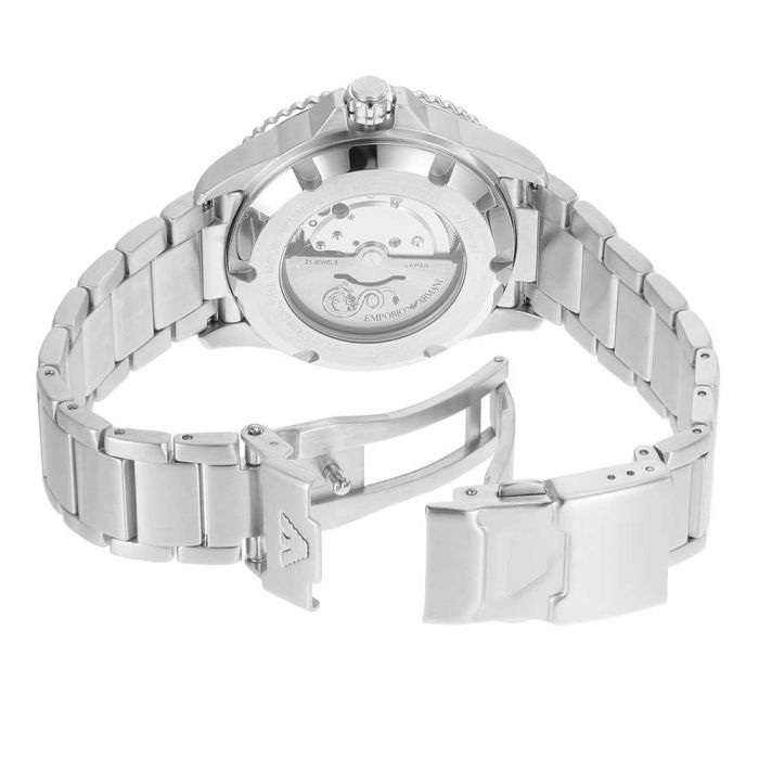 Armani exchange Men Diver Round Black Watches-AR60074