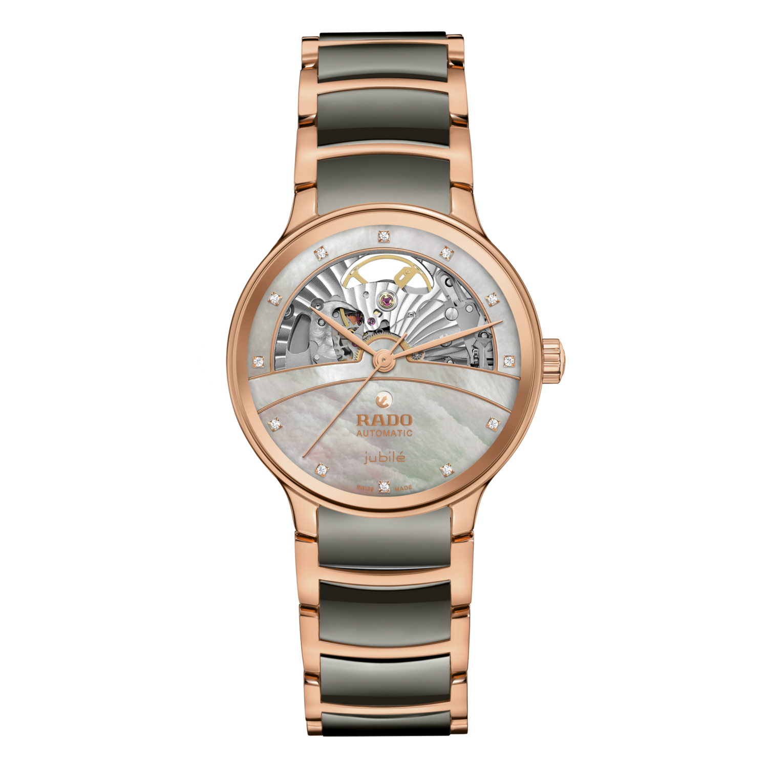 Centrix Automatic Diamonds Open Heart R30029912 Watch for Women