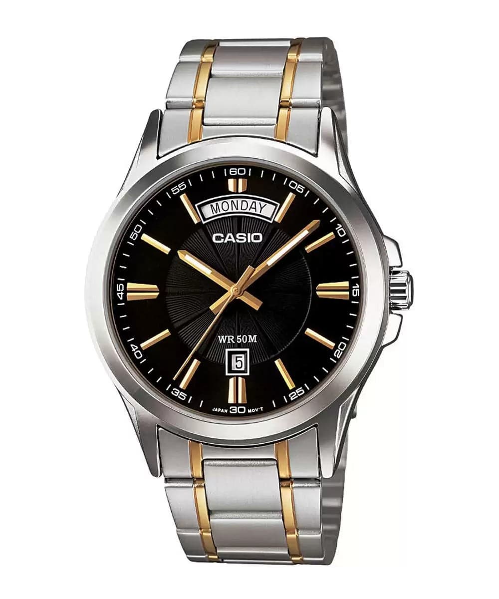 Casio Enticer Men Analog Black Dial Men'S Watch