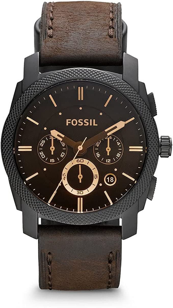 Fossil Flight Round Analog Brown Dial Men'S Watch