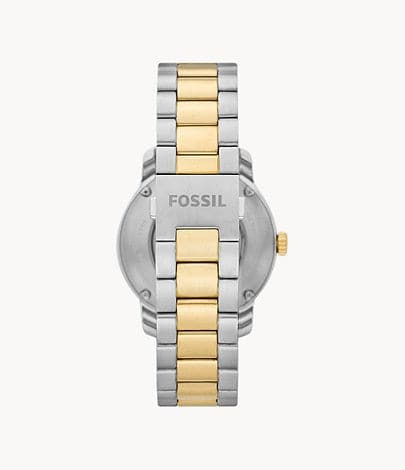 Fossil Heritage Automatic Two-Tone Stainless Steel Watch ME3230