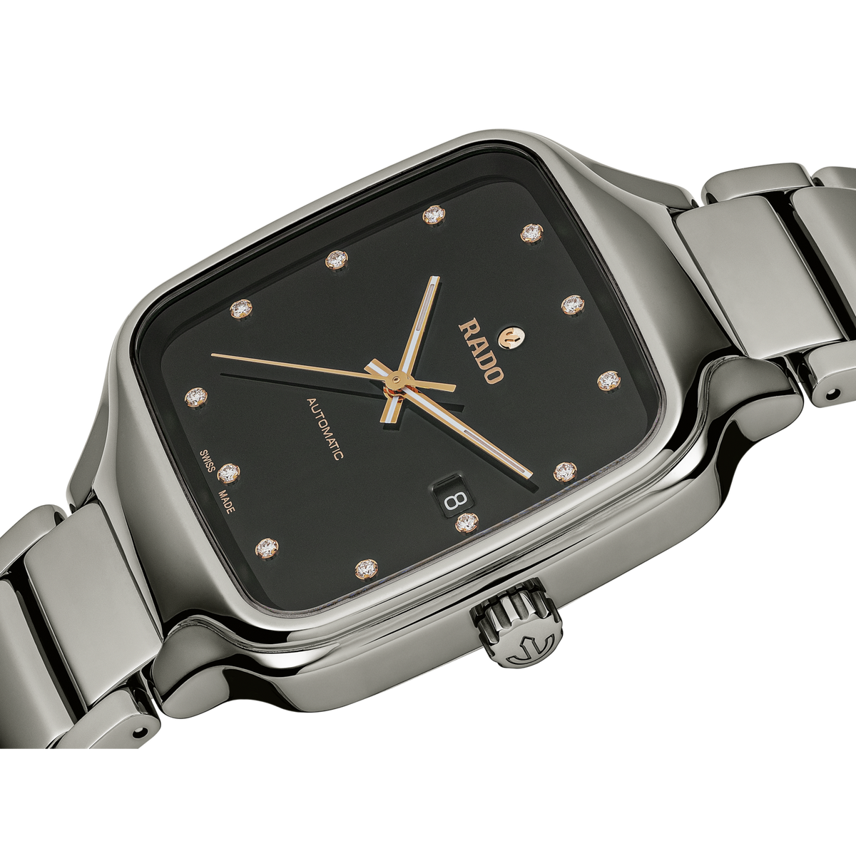 Rado True Square Automatic Diamonds Ceramic Unisex Watch